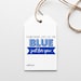 Something Out of the BLUE Gift Tags, Feeling Blue Gift, Just for You ...