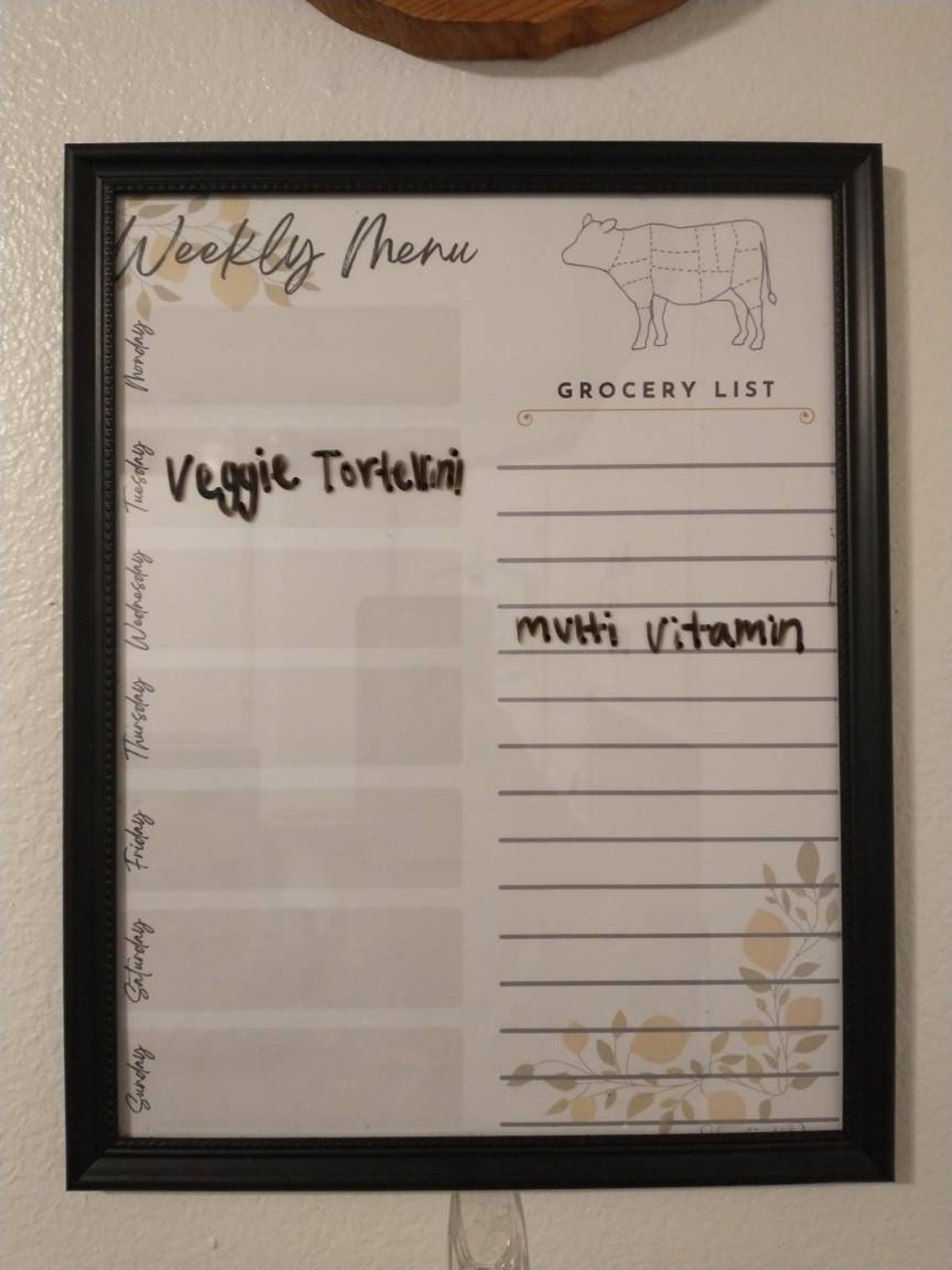 Lemon Menu Printable - Etsy