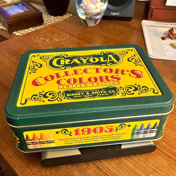 Crayola Crayon Tin - Etsy
