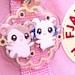 Hamigos! Hamtaro & Bijou Keychain | Cute and Colorful Cartoon Acrylic ...