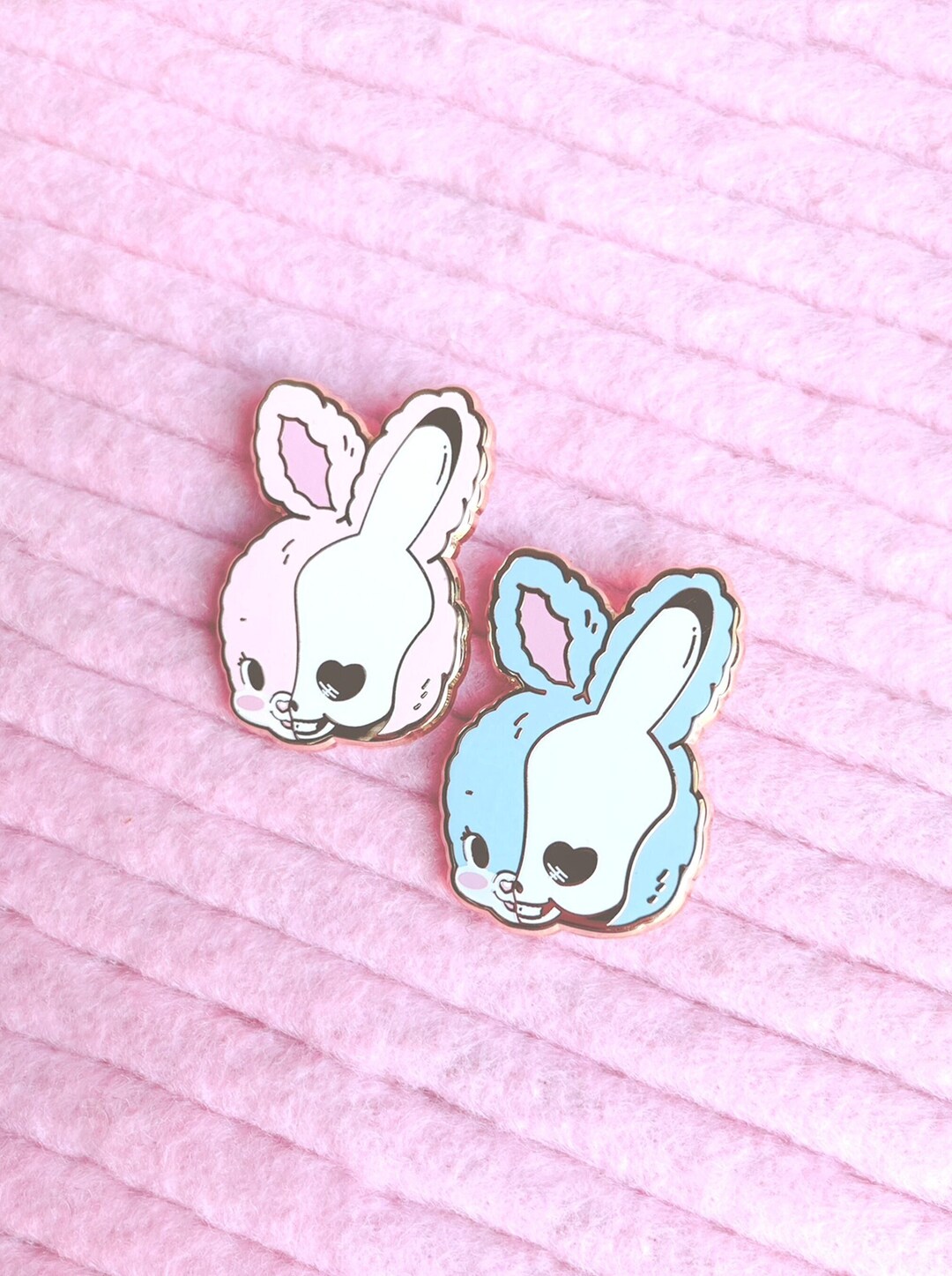 Creepy Cute Skeleton Bunny Pin Gothic Oddity Rabbit Art as Mini Hard ...