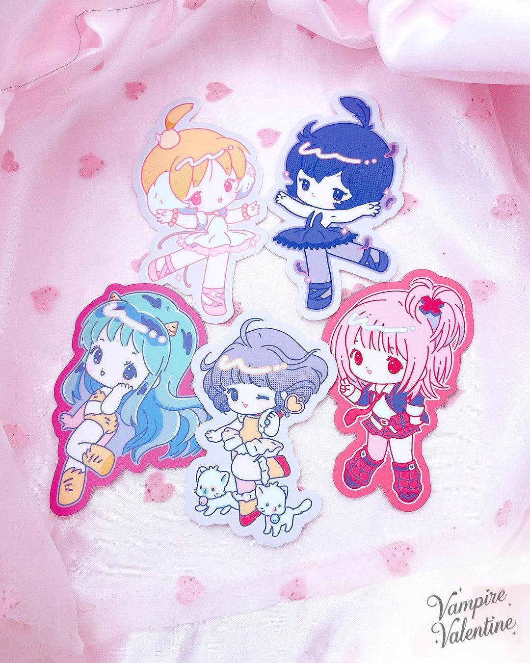 Magical Girls Stickers | Anime Cute Colorful Art on Gloss/matte Vinyl ...