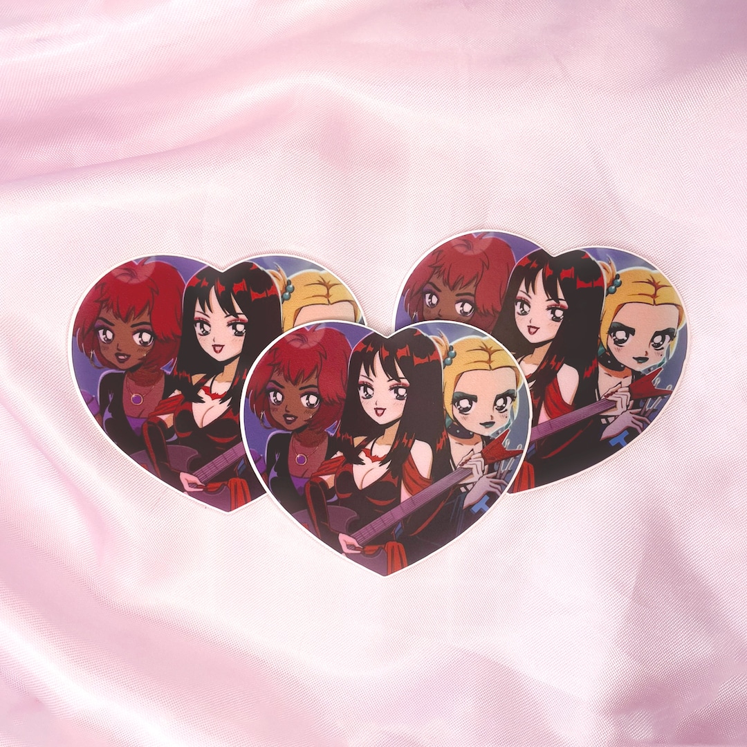 Hex Girls Sticker Retro Cartoon 90s Anime Style Art on Waterproof Vinyl ...
