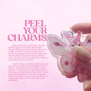 Body Horror Anime Keychain Creepy Cute Melty-chan Acrylic Charm ...