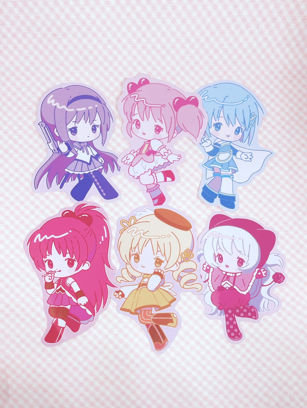 Puella Magia Reco Stickers | Magical Girls Anime Cute Colorful Art on ...