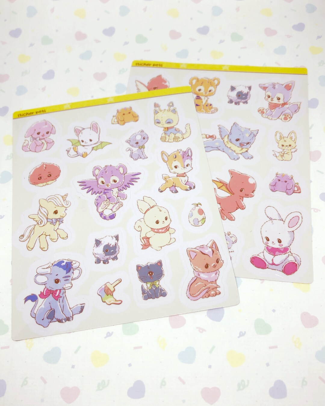 Y2k Virtual Neo Web Pets Gloss Sticker Sheet - Etsy
