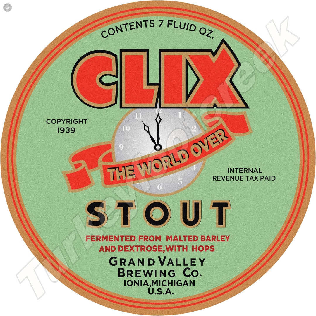 Clix Stout 11.75 Round Sign - Etsy