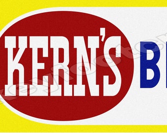 Kerns Bread Sign - Etsy