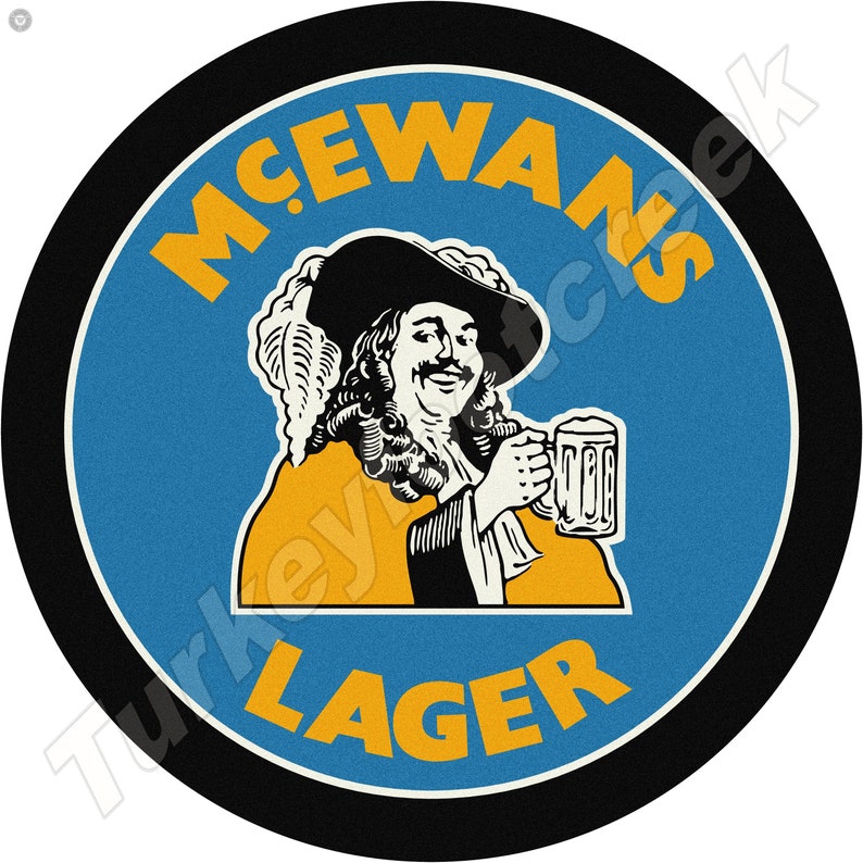 Mcewans Lager 11.75 Round Sign - Etsy
