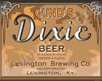 Dixie Beer Sign - Etsy
