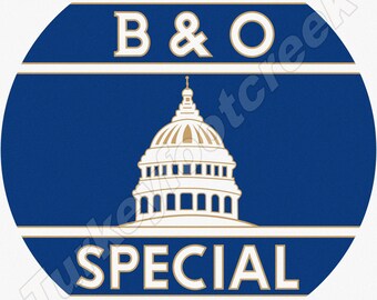 B O Railroad Sign - Etsy