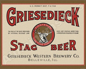 Stag Beer Sign - Etsy