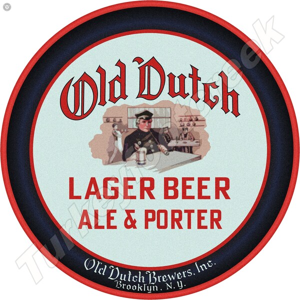 Old Dutch Beer Sign - Etsy