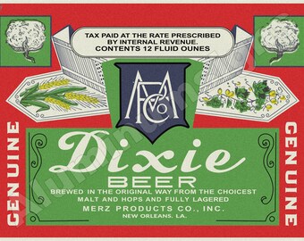 Dixie Beer Sign - Etsy