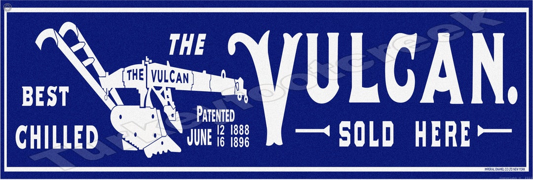 Vulcan Plow 8x24 Sign - Etsy