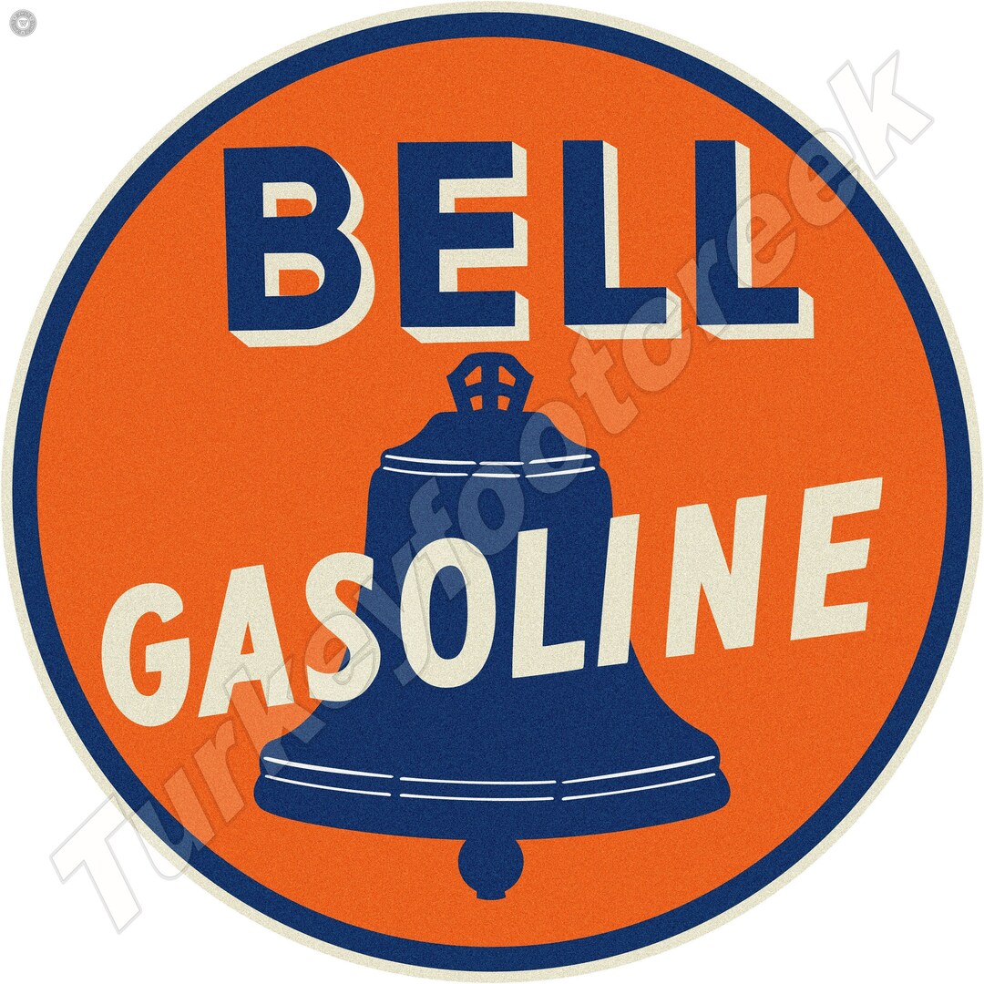 Bell Gasoline 11.75 Round Sign - Etsy