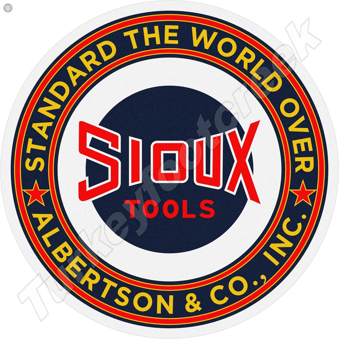 Sioux Tools 11.75 Round Sign - Etsy