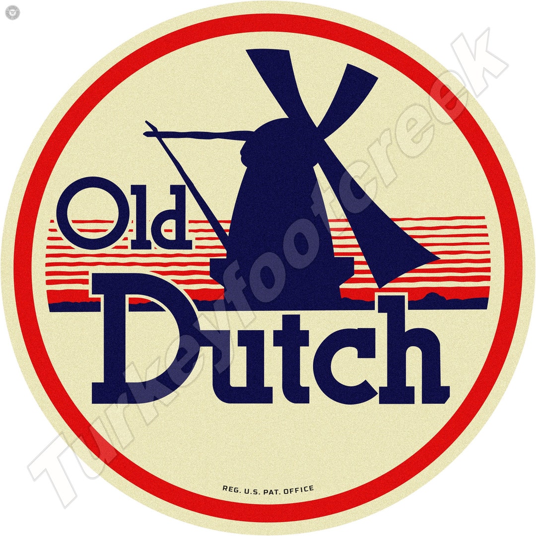 Old Dutch 11.75 Round Sign - Etsy