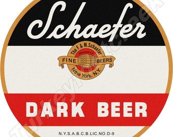 Schaefer Beer Sign - Etsy