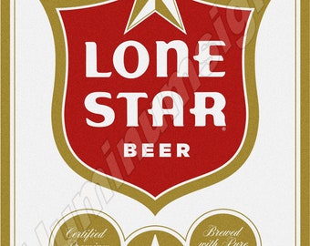 Lone Star Beer - Etsy