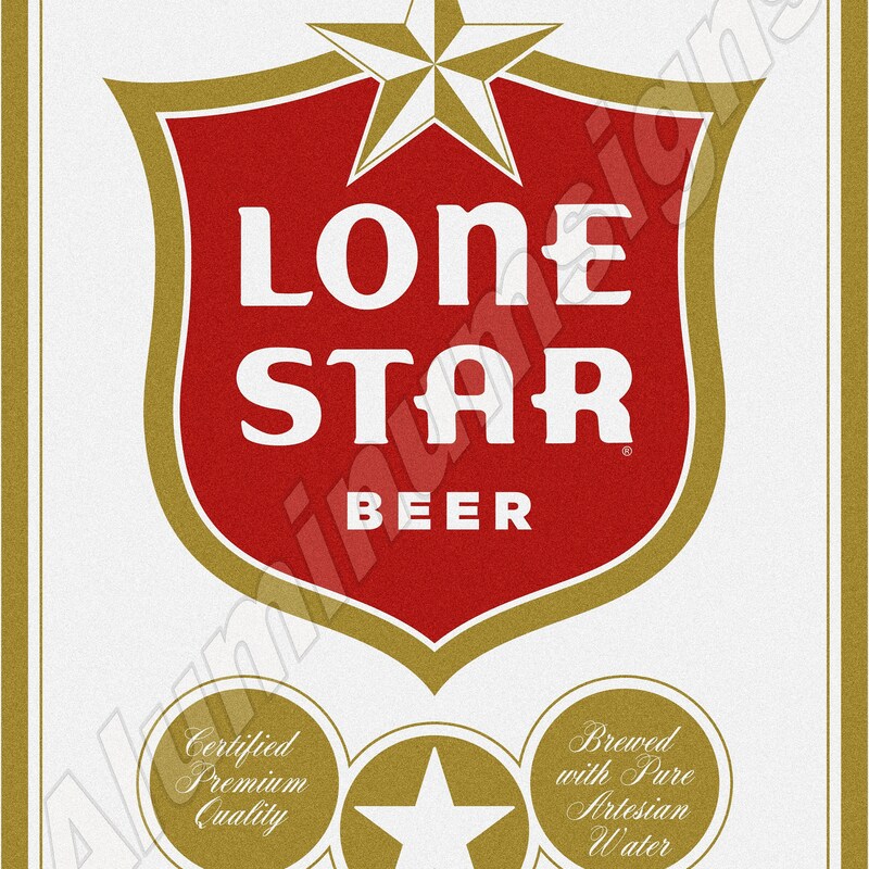 Lone Star Beer - Etsy