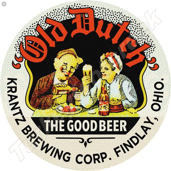 Old Dutch Beer Sign - Etsy