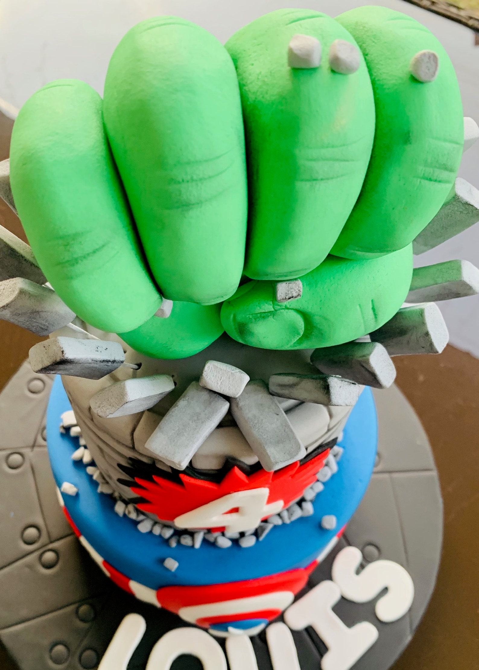 Faust Hulk 3D Cake Topper Fondant | Etsy