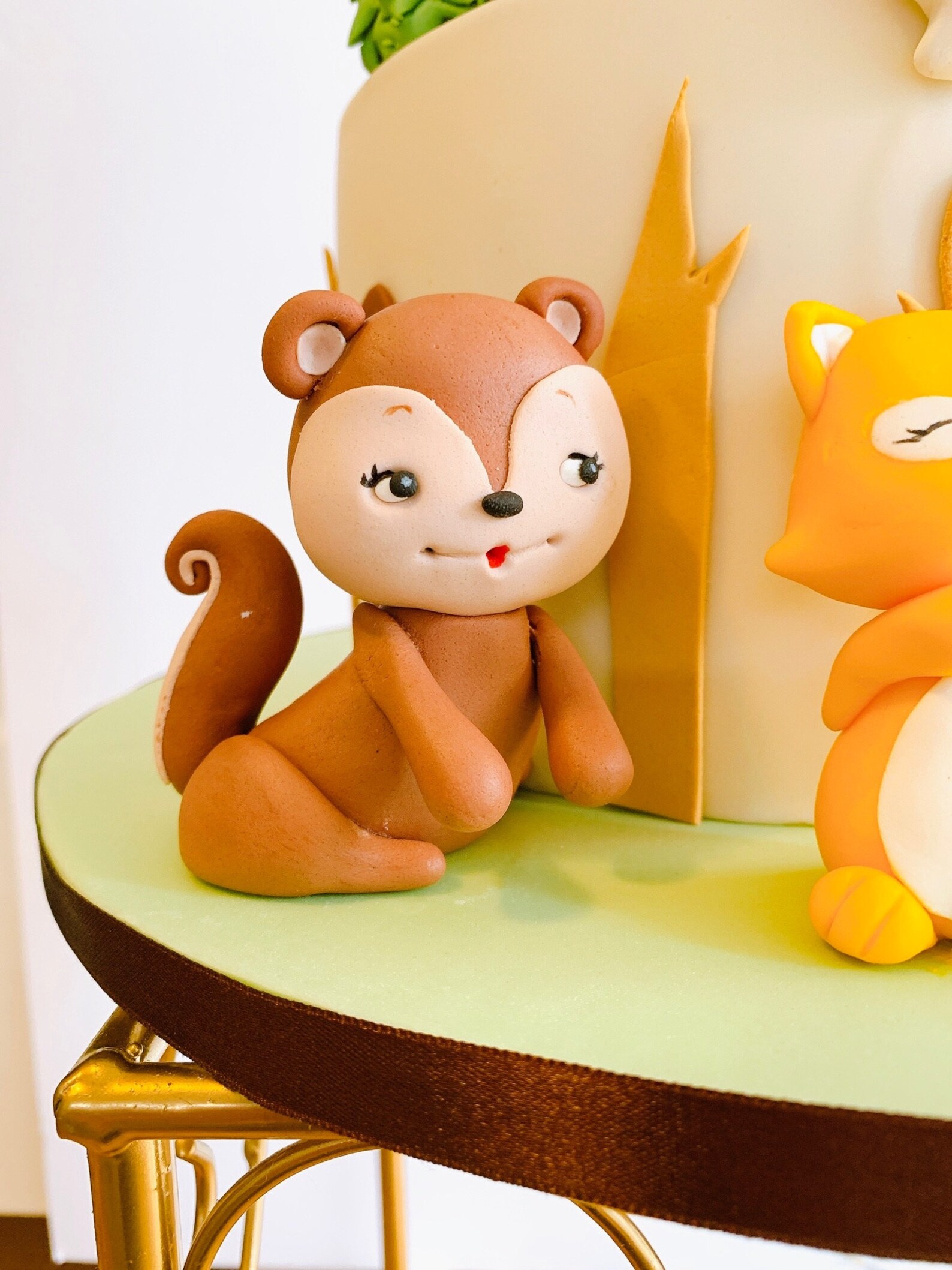 Forest Animals Fondant Set 3D Cake Topper Cake Figurine - Etsy Singapore
