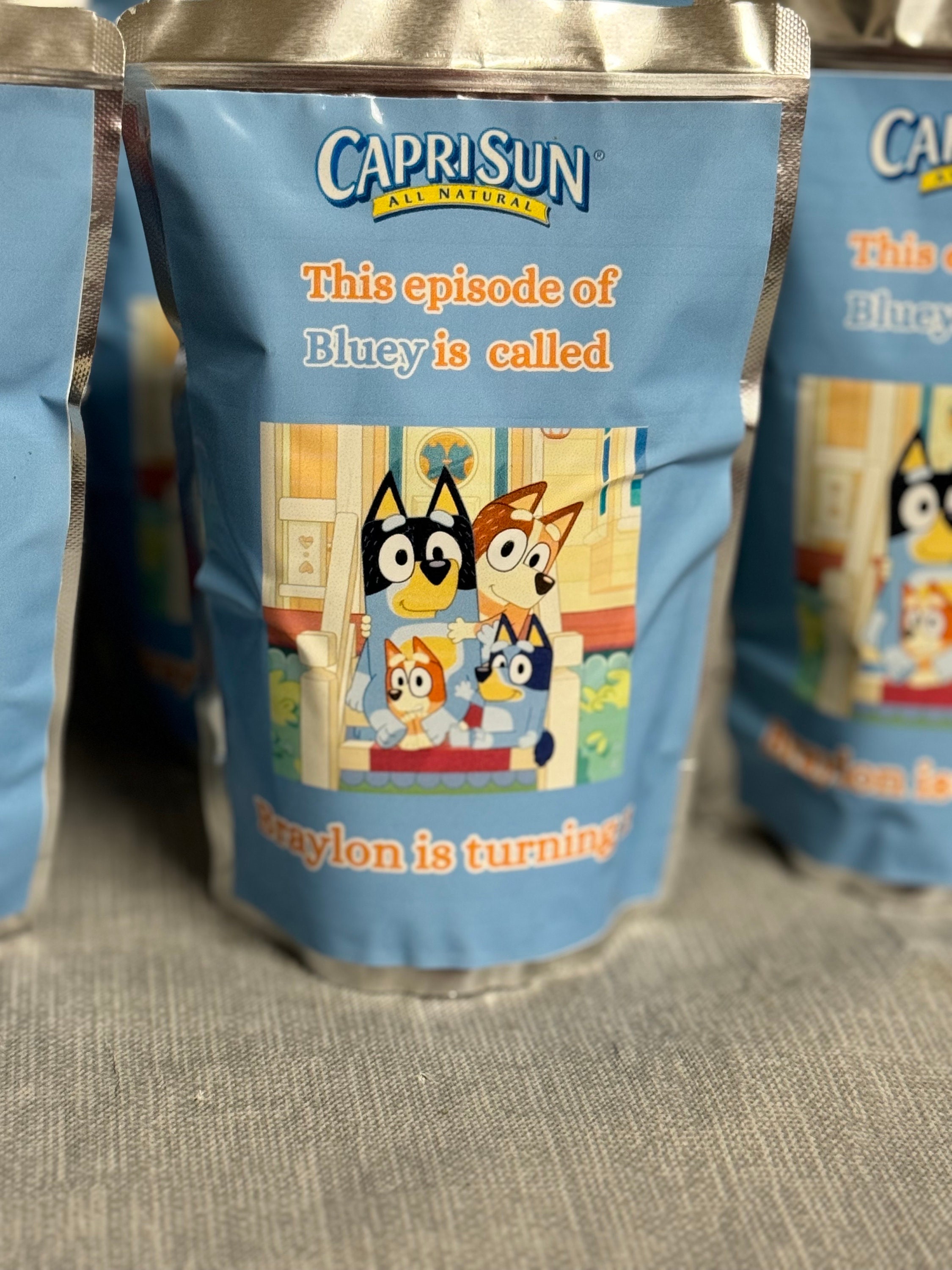 Custom Capri Sun Labels - Etsy