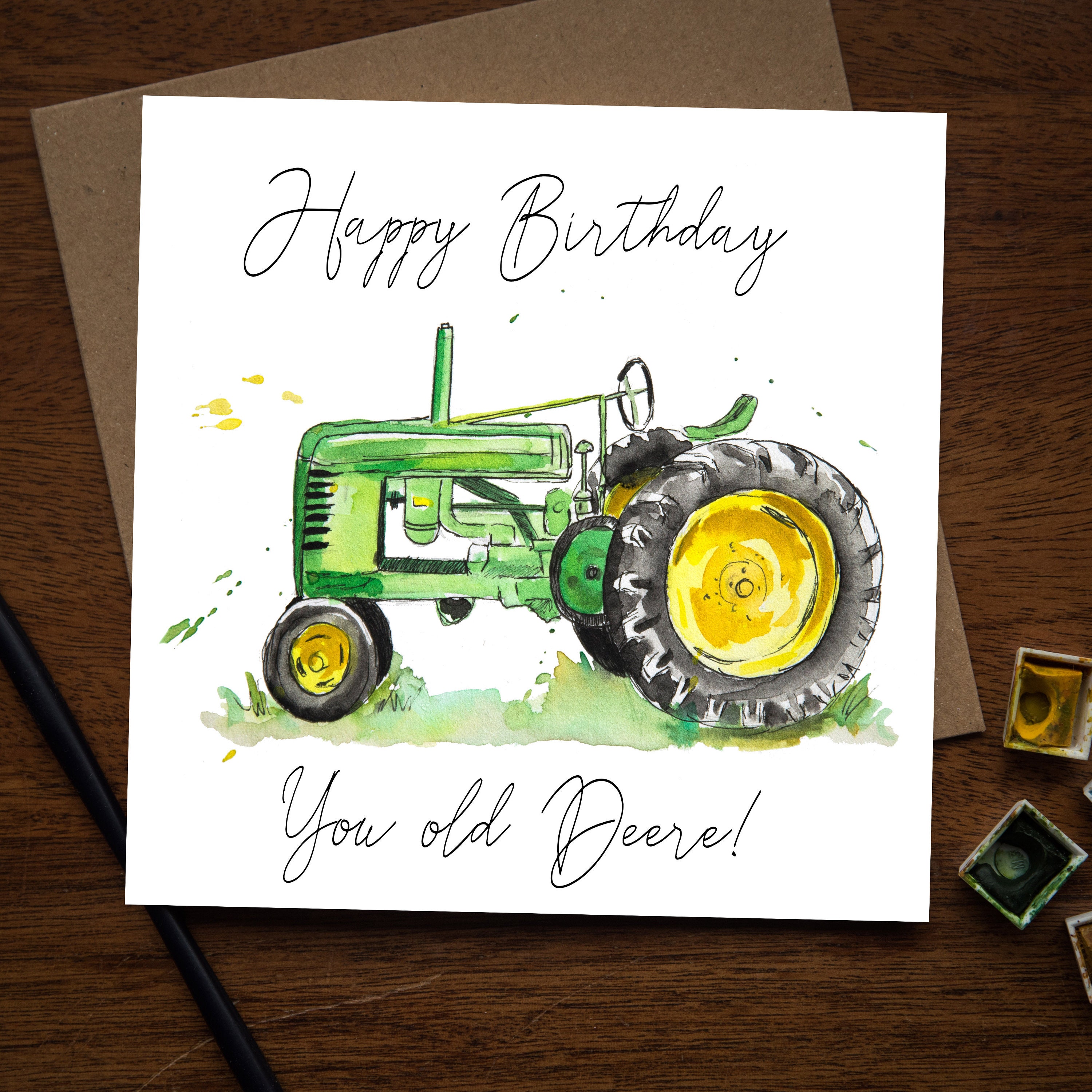 John Deere Birthday Greetings John Deere Cake Top 2 Topcake Ireland
