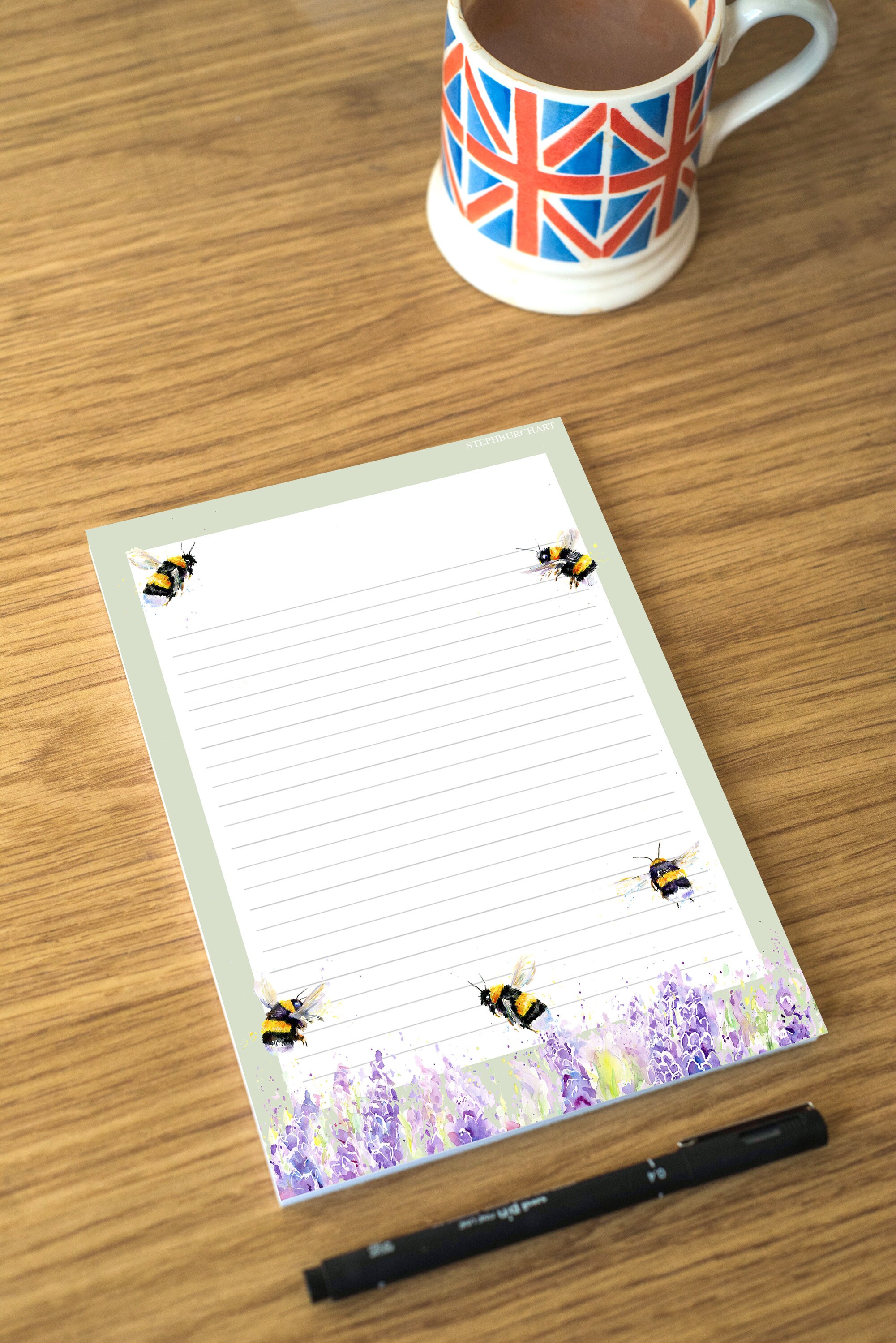 Beautiful Bumblebee List and Notepad - Etsy