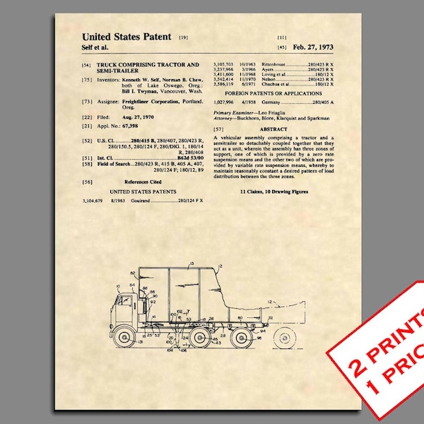 Freightliner Art - Etsy