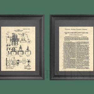 Patent Prints - Diesel Engine Patent Print - Vintage Diesel Classic Car ...