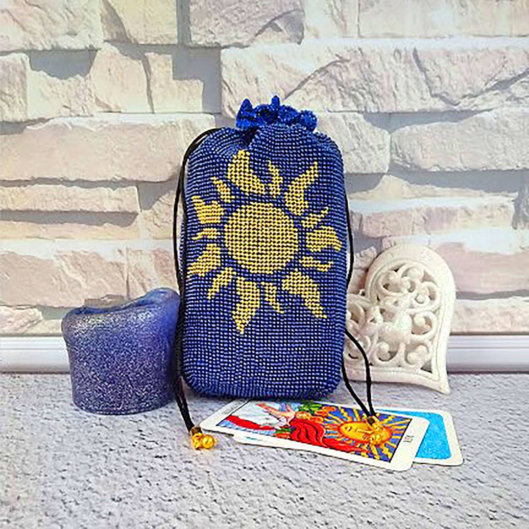 Golden Sun Tarot Bag Drawstring Pouch Dice Bag Medieval Purse Dnd Gifts ...
