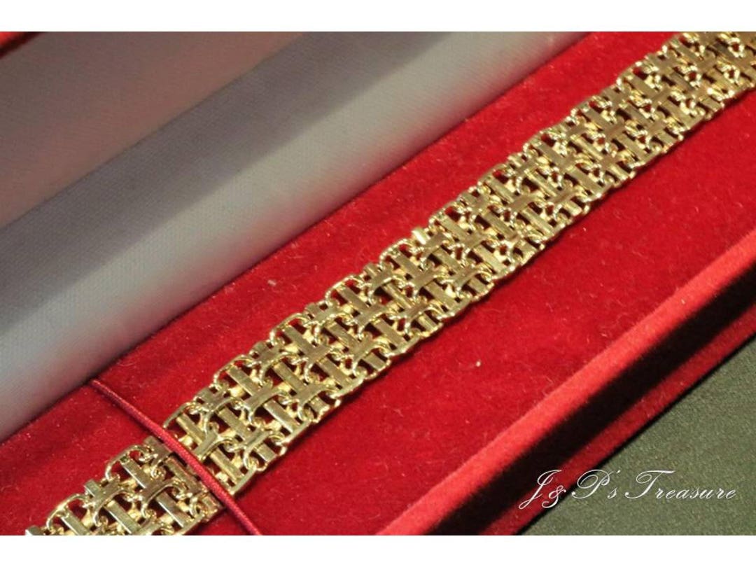 Personalized 14k or 18k Solid Gold Bracelet, 100% Handmade. - Etsy