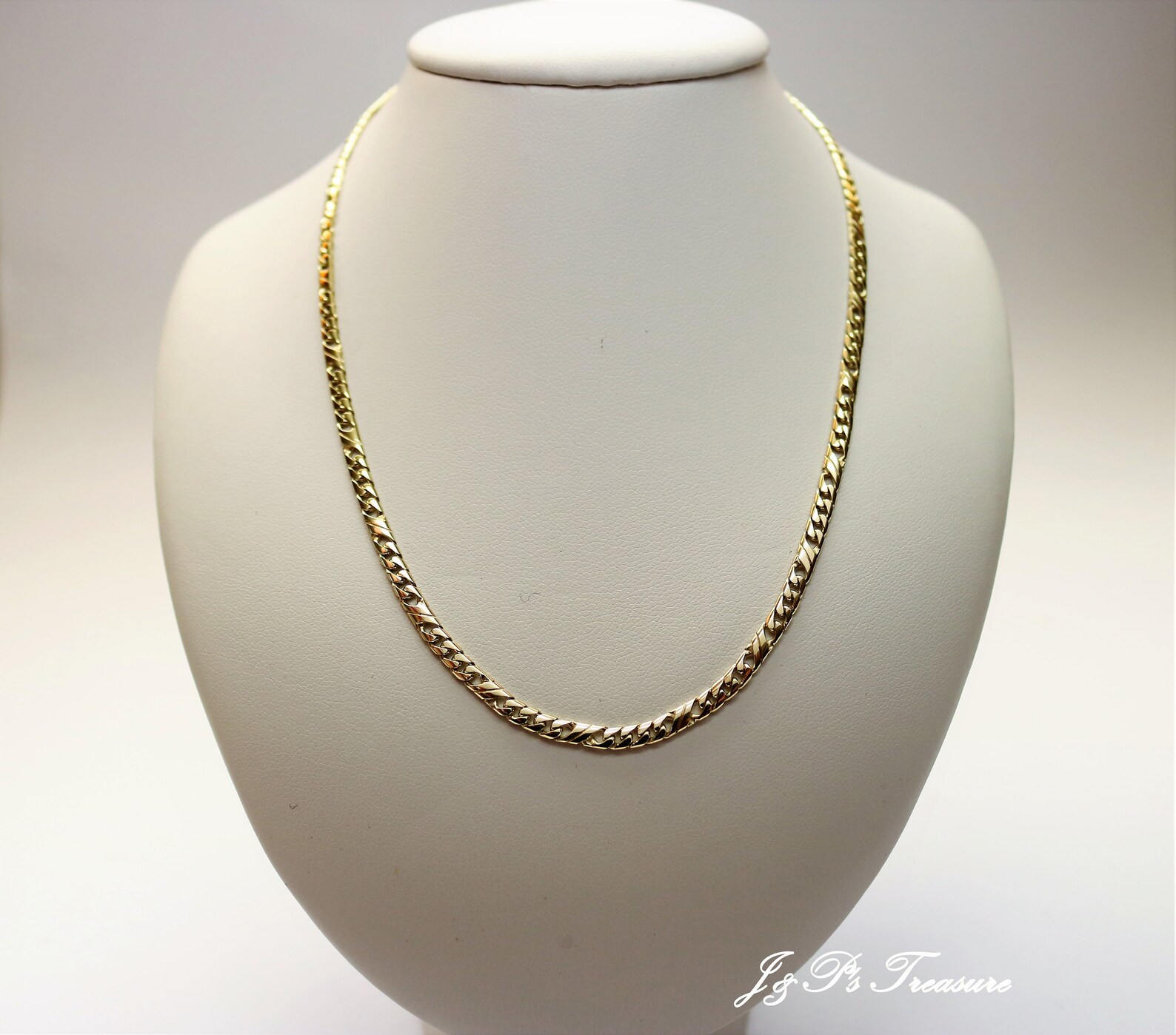 Personalized 14k or 18k Solid Gold Necklace Chain 100% | Etsy