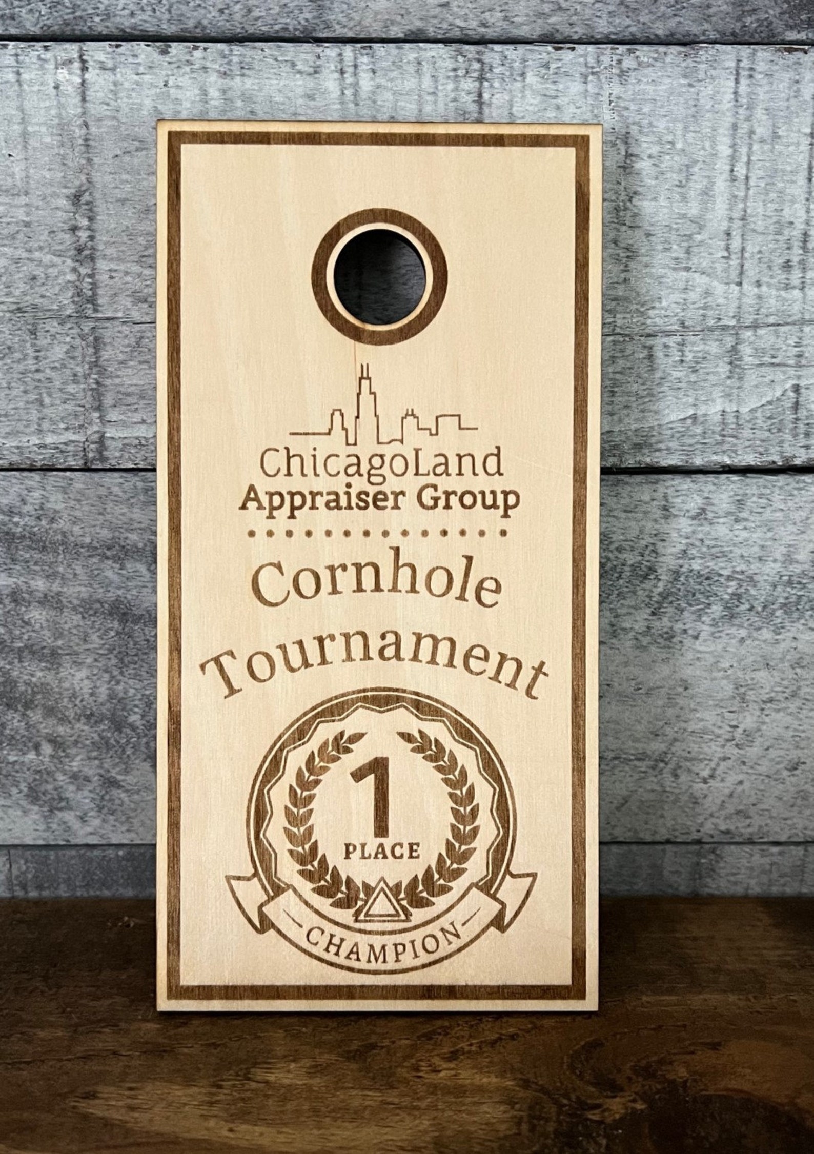 Miniature Cornhole Board Trophy - Perfect for Cornhole Champions! - Etsy