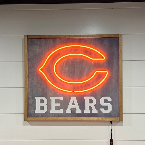 Chicago Bears Man Cave Sign - Etsy