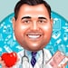 Cardiologist Gift - Custom Cartoon Portrait From Your Photo, Cardiology ...