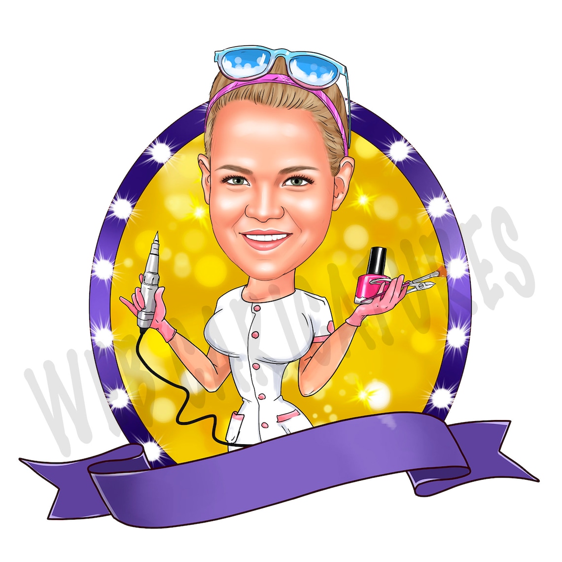 Barber Logo Design Barber Shop Logo Cartoon Portrait Logo - Etsy Canada