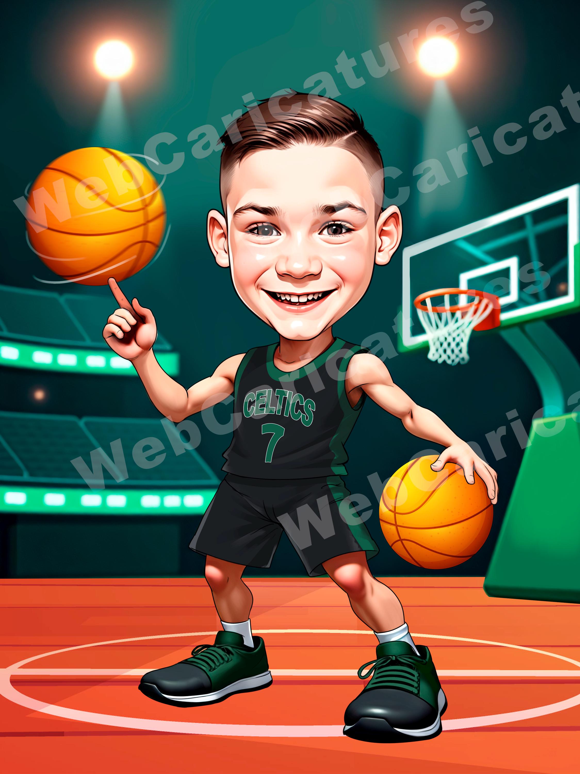 Basketball Player Cartoon