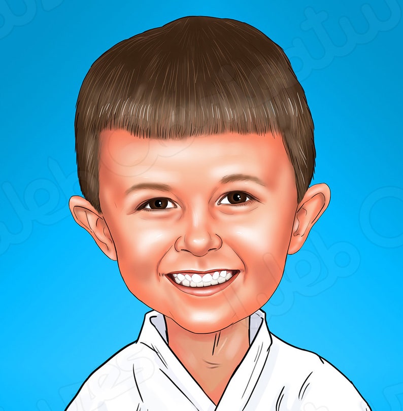 Custom Cartoon Portrait/ Custom Caricature From Photo/ | Etsy