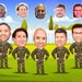 Military Retirement Gift - Custom Cartoon Portrait From Photo, Army ...