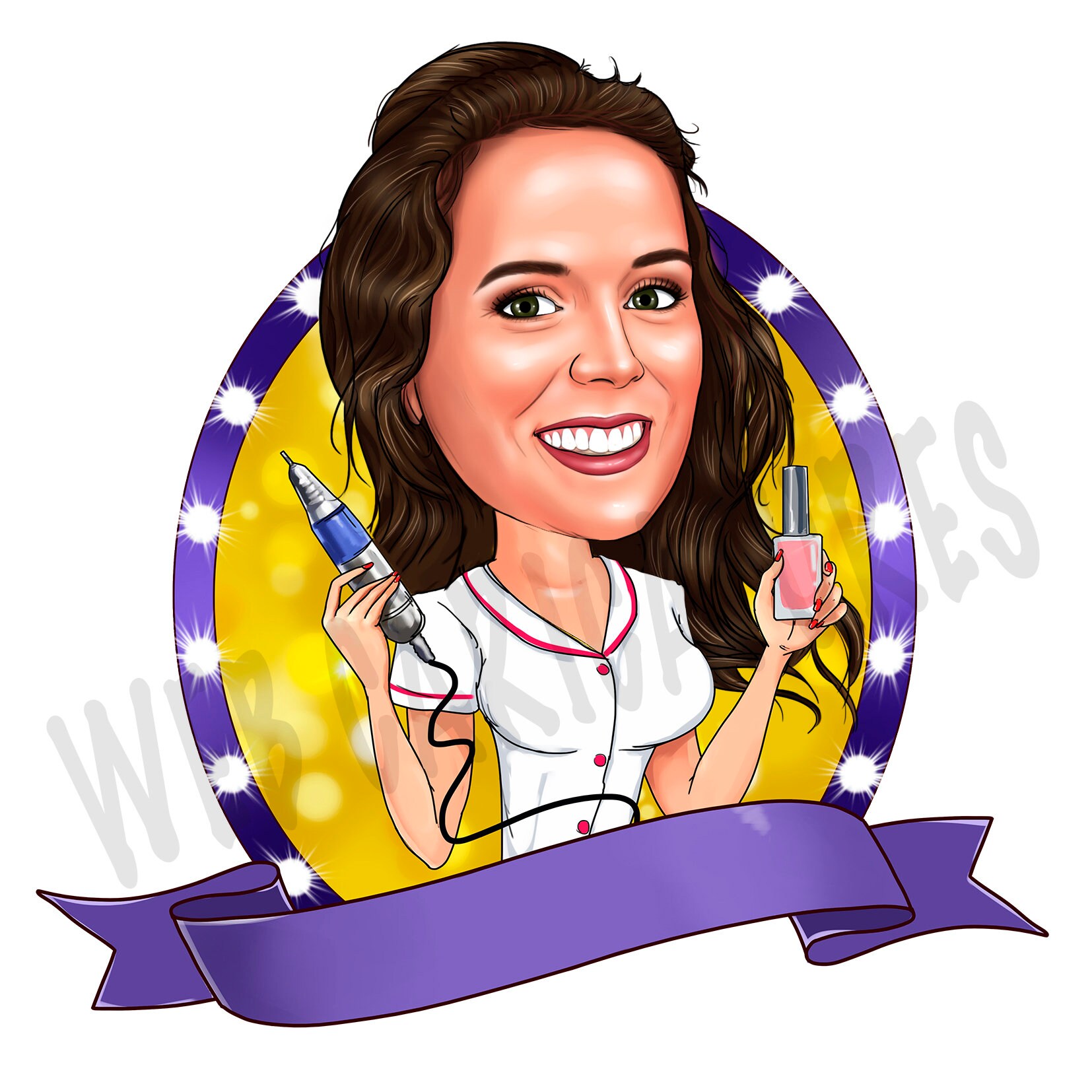 Barber Logo Design Barber Shop Logo Cartoon Portrait Logo - Etsy Canada