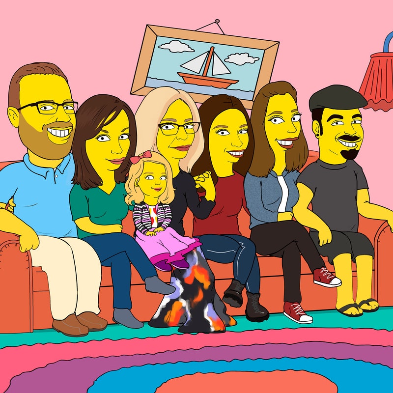 Simpsons Portrait - Etsy