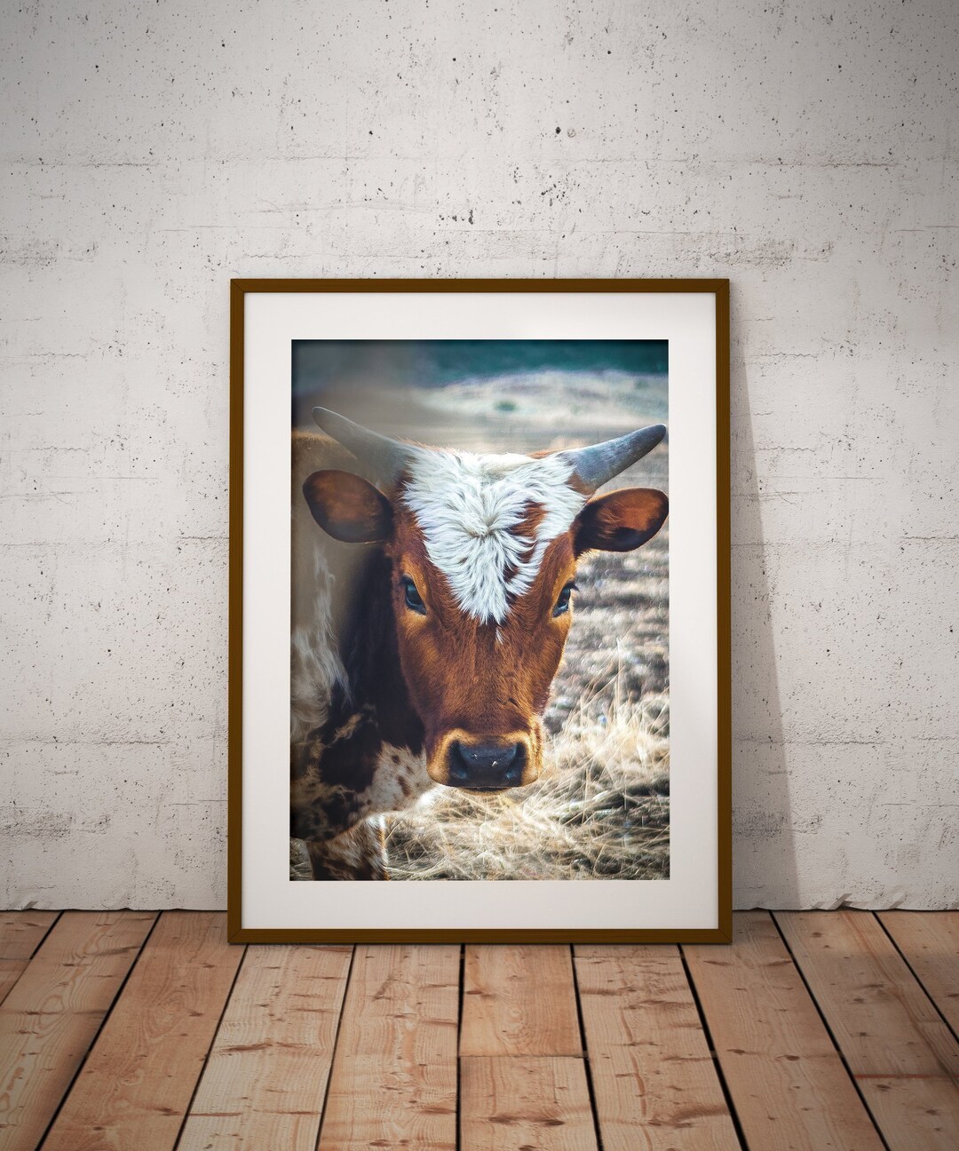 Cow Print, Cow Art, French Country Decor, Farmhouse Print, Calf Print ...
