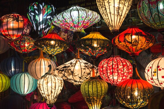 Lanterns Vietnamese Lanterns Hoi An Vietnam Art Print Photography Etsy