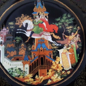 Vintage Russian Legends Collectible Plate love's - Etsy