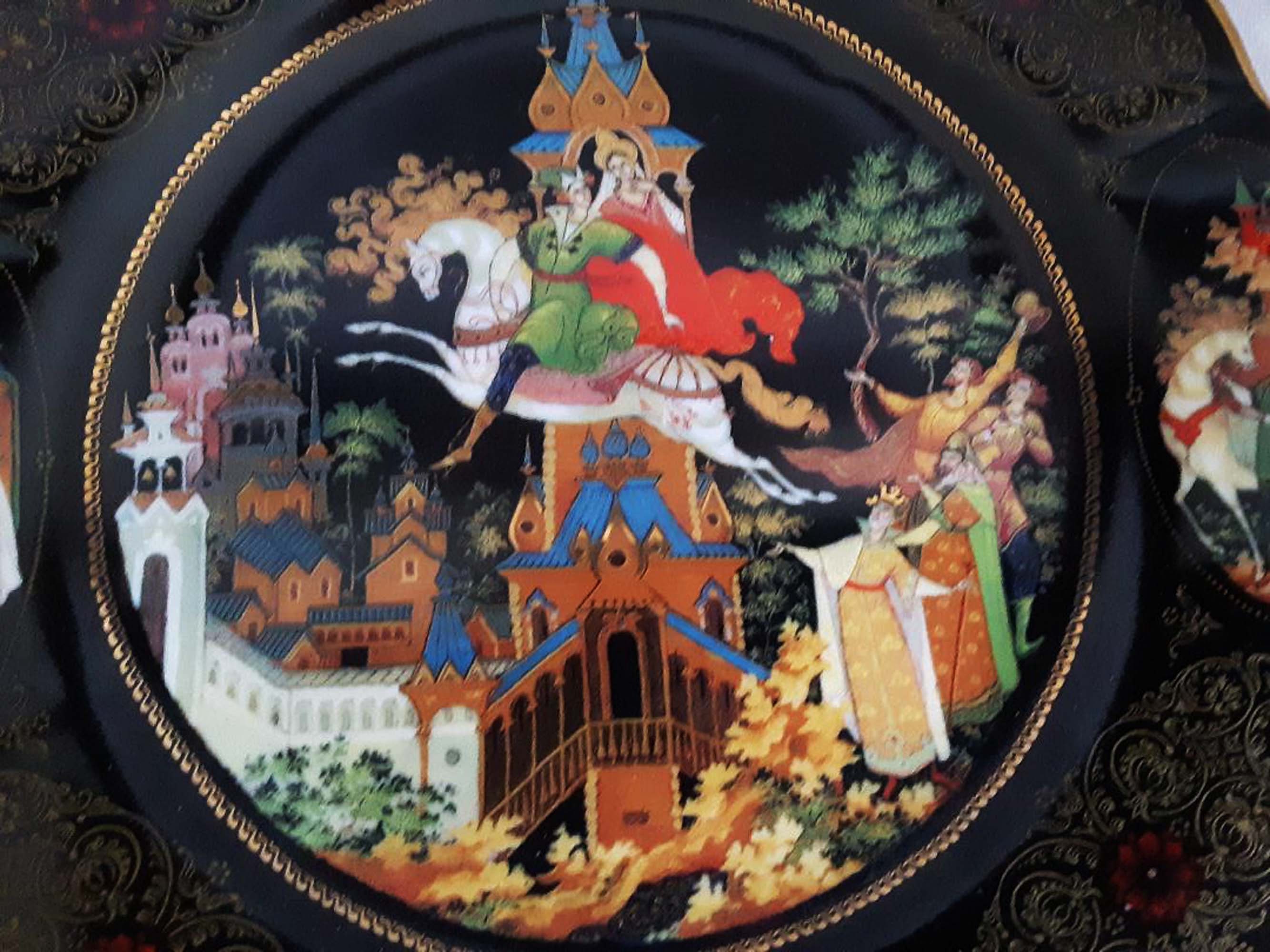 Vintage Russian Legends Collectible Plate love's - Etsy
