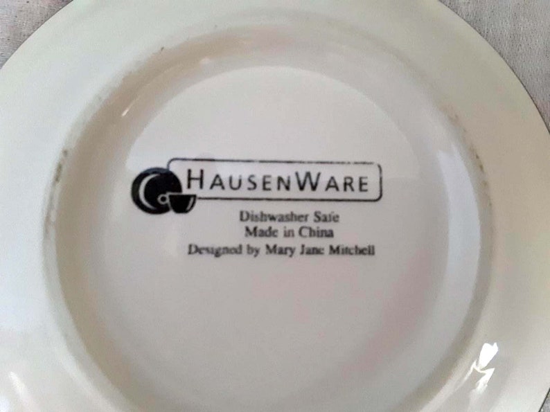 Vintage Hausenware By Mary Jane Mitchell Cheese Plates set of | Etsy